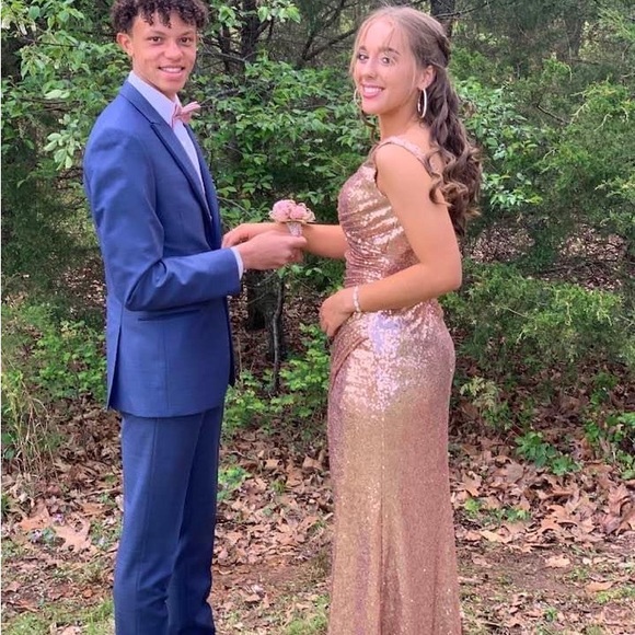 Dancing Queen | Dresses | Rose Gold Prom Dress | Poshmark